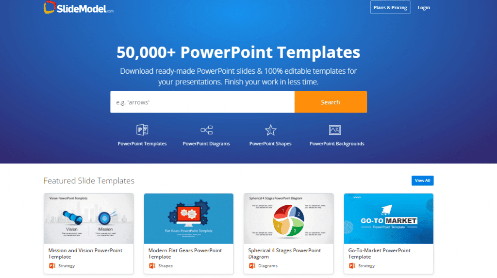 SlideModel - Personaliza tus presentaciones y mejores plantillas